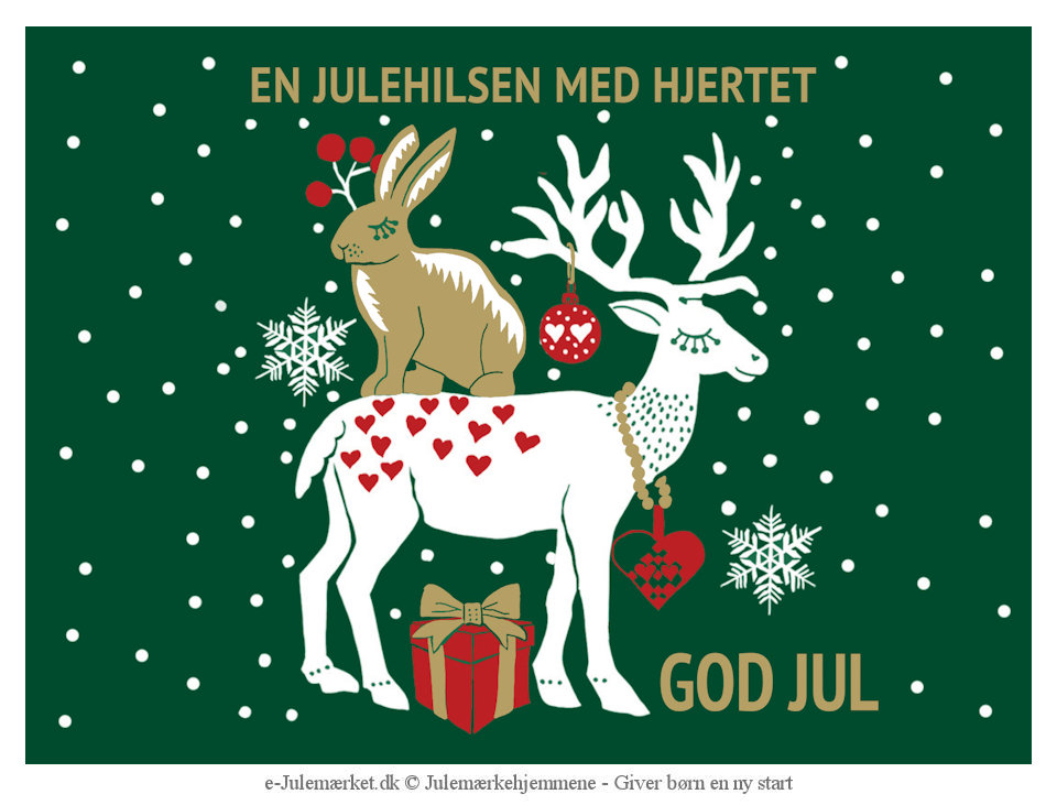 e-Kort - Støt Julemærkehjemmene på e-Julemærket.dk